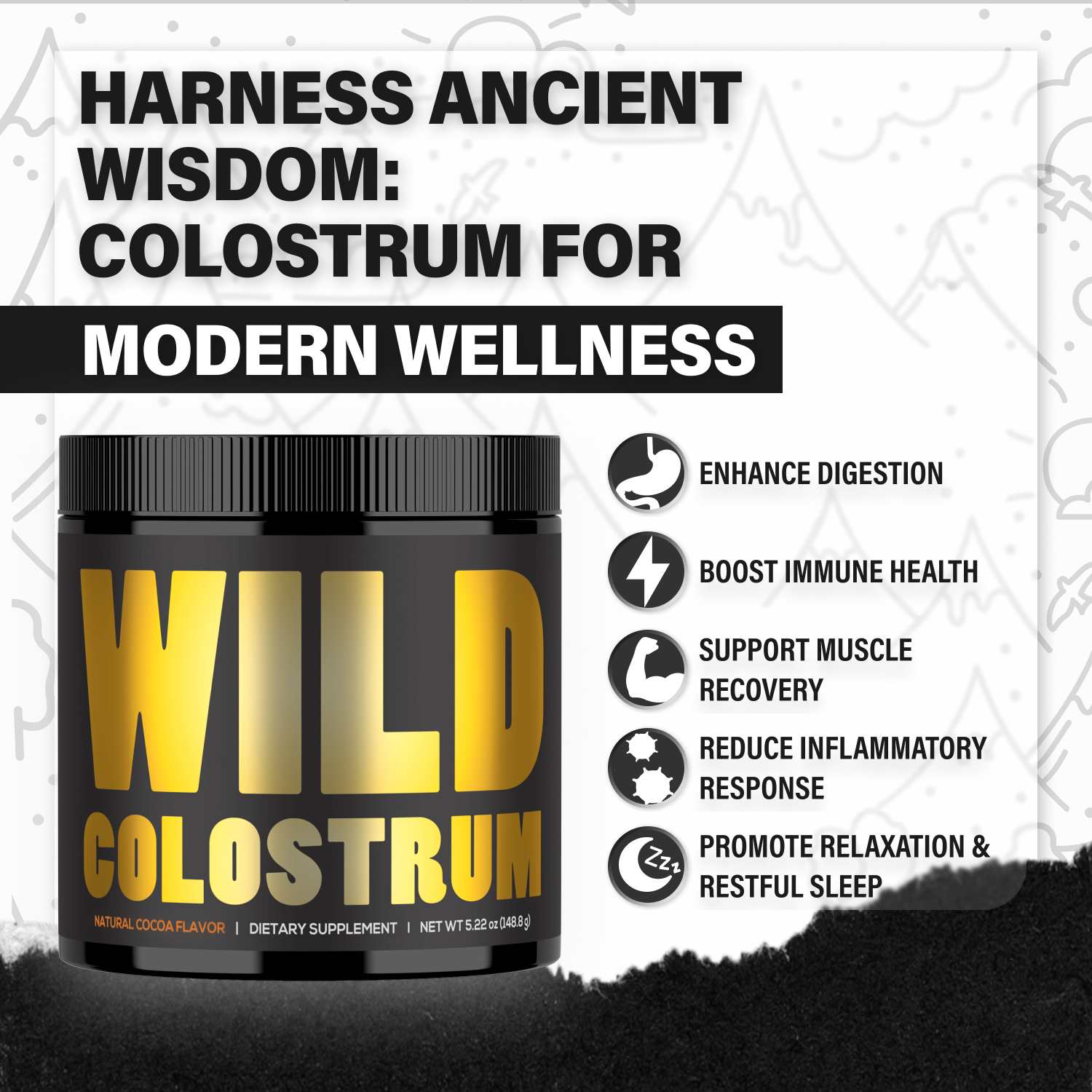 Colostrum, 30 servings – Gut Health & Immunity Boost