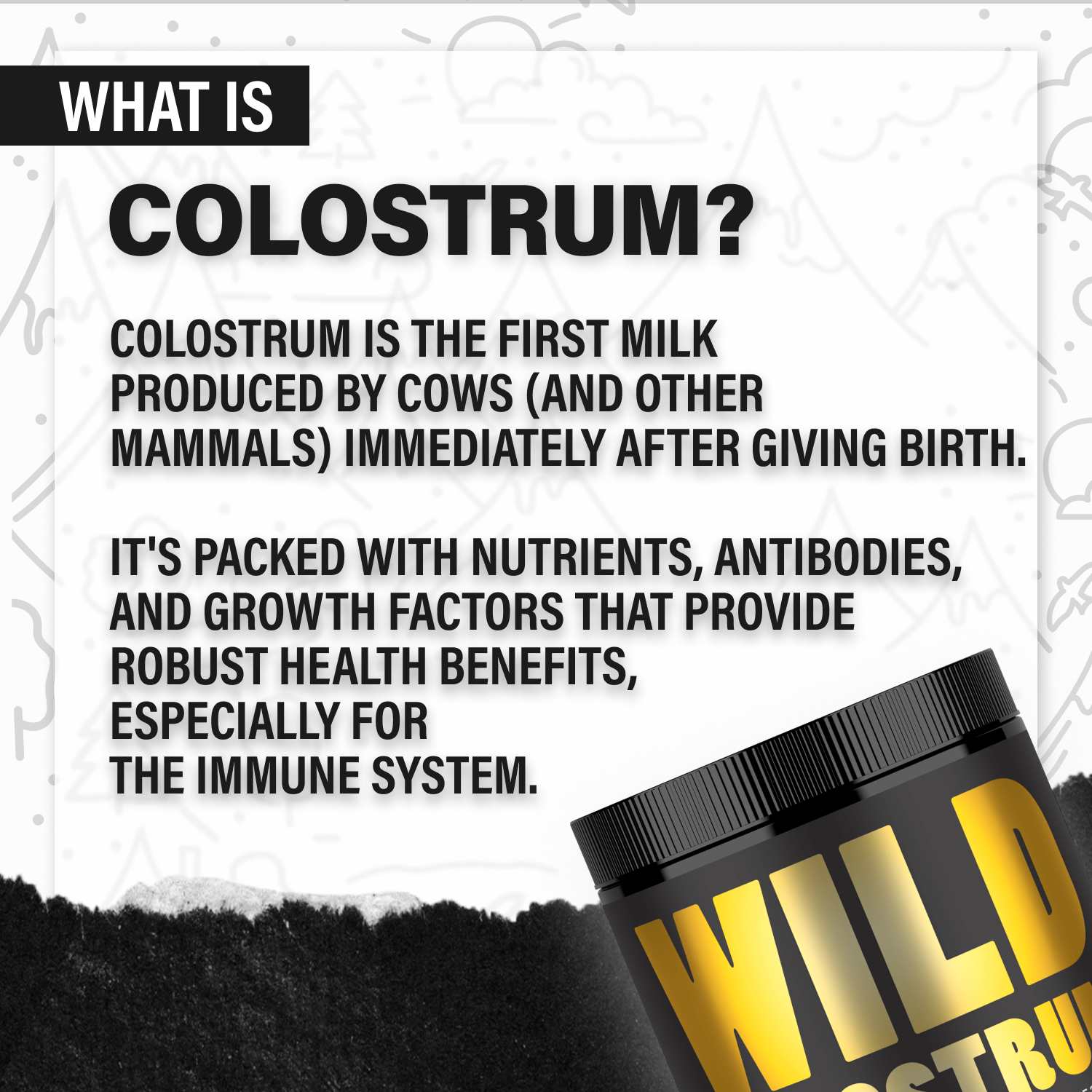 Colostrum – Gut Health & Immunity Boost, 5.22oz