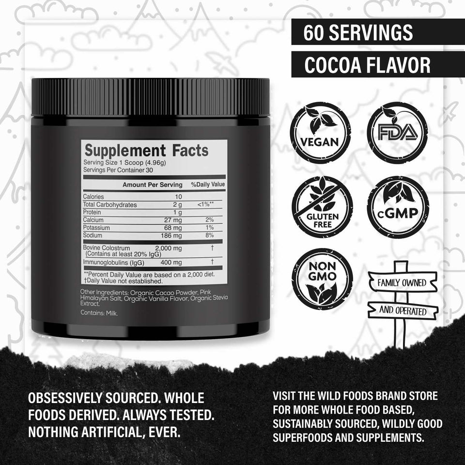 Wholesale of 10 - Wild Colostrum Powder, Grass-fed