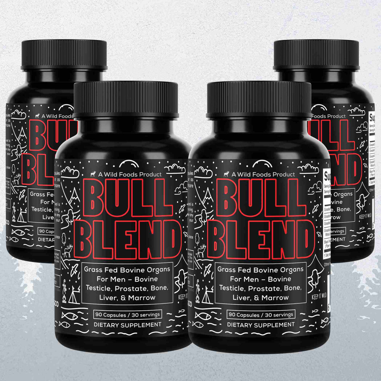 Bull Blend, 30 servings – Natural Male Hormone & Energy Support