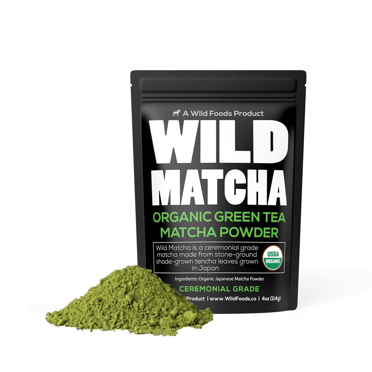 Wild Matcha - Ceremonial Grade From Japan Matcha Wild Foods