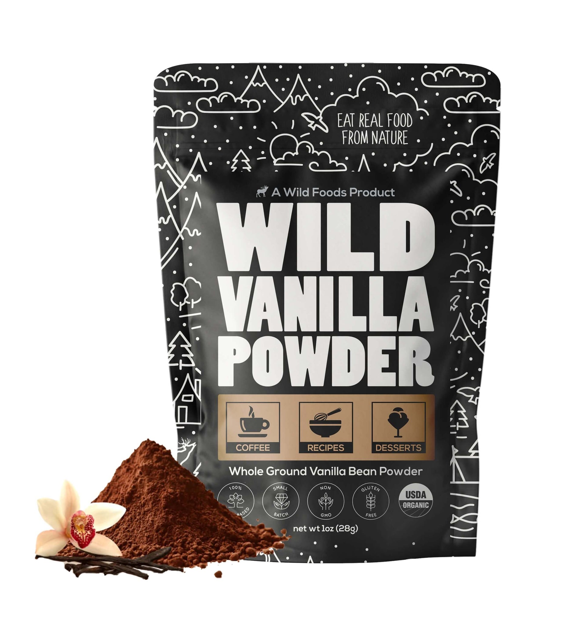All Natural Wild Vanilla Powder