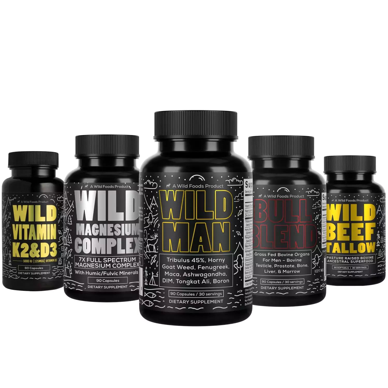 Wild Man Herbal Stack – Male Hormone Balance & Performance